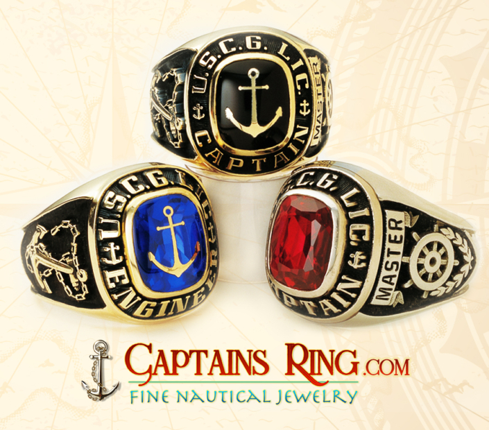 Captainsring.com - Nautical & Aviation Jewelry - Captain, Engineer ...